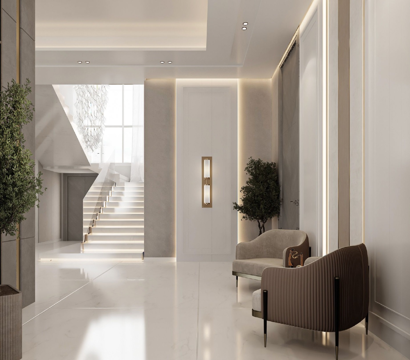 Lobby Interior Design - Fibonacci | Architecture | Dubai | UAE